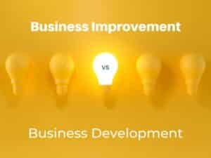 Business Improvement Vs Business Development: What Are The Differences?
